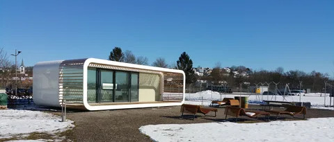 Buy Glass Modular Homes Office Homes Modular Modern Homes Mobile House ...