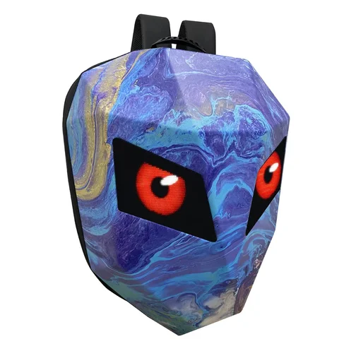 Buy Hard Shell Backpack For Riders, Knight Led Backpack, Led Eye ...