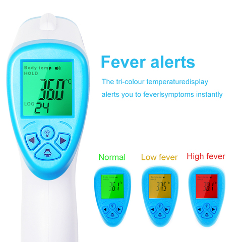 Buy High Precision Frontal Thermometer Infrarouge Sans Contact 3 Colors ...
