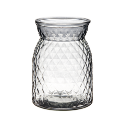 Buy High Quality Glassware Flat Round Clear Cylinder Glass Decoration ...