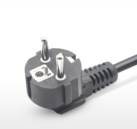 Buy High Quality Retractable Extension 3 Pin Ac Power Cord Cable Eu ...