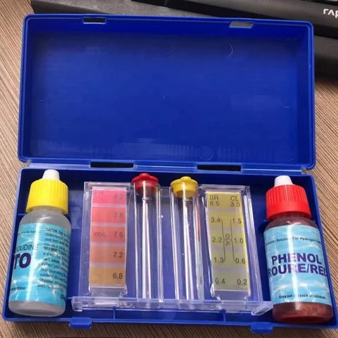 Buy Hot Sale Piscine Pool Cleaner Basic Ph &cl Test Kit Swimming Pool ...