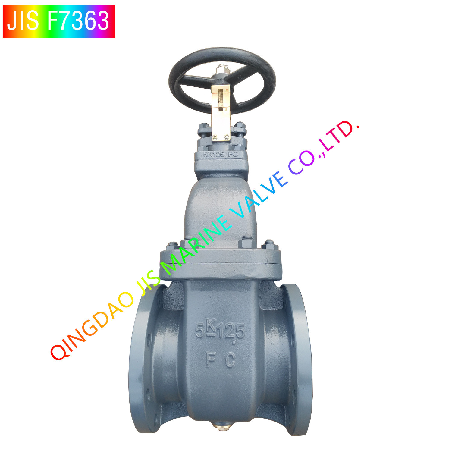 Buy Jis F7363 5k Flange End Jis Marine Cast Iron Gate Valves from ...