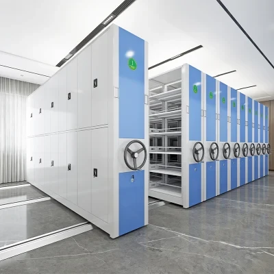 Buy Manual Mobile File Shelving Movable Compact Filing Shelves For ...