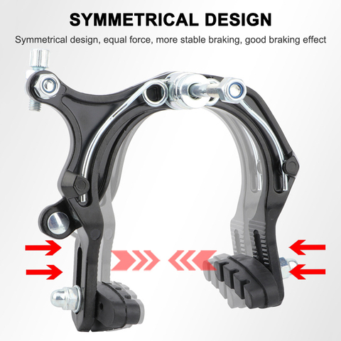 Buy Meroca Bicycle Calipers V Brake Racing Road Bike Dual Pivot Brake Aluminum Side Pull Caliper ...