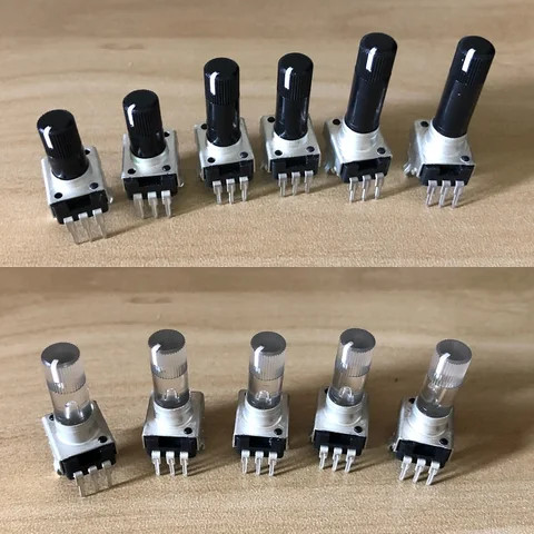 Buy Metal Bushing ,plastic Shaft ,9mm Rotary Potentiometer B103 For ...