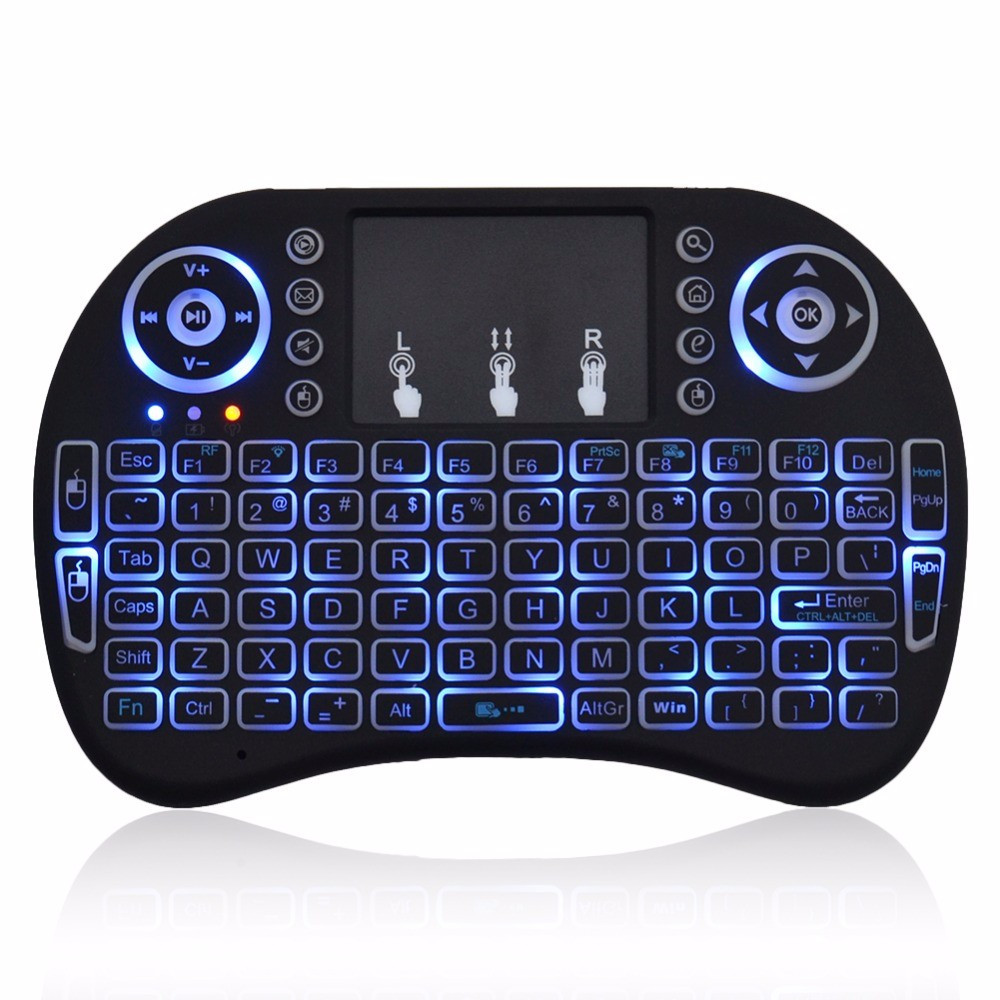 Buy Mini Keyboard I8b Backlight Keyboard 2.4g Mini Wireless Keyboard I8 ...