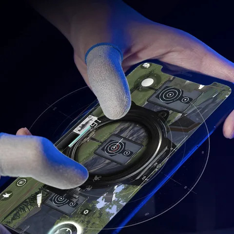 Buy Mobile Finger Stall Sensitive Game Controller For Pubg Sweatproof ...