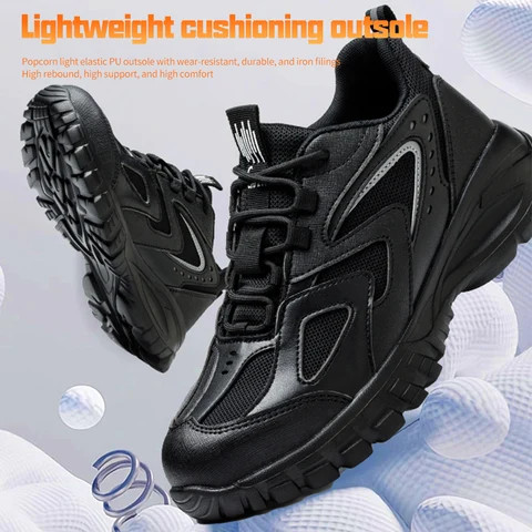 Buy New Anti Smashing And Anti Puncture Safety Shoes Steel Toe Light ...