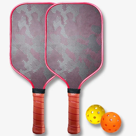 Buy Paddle Red Map Texture Kfl Pickleball Paddle Carbon Fiber ...
