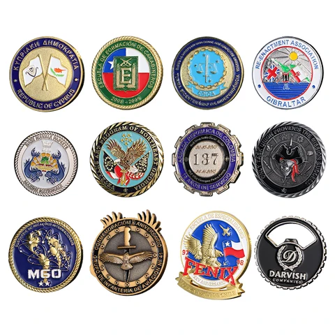 Buy Personalized American Flag Challenge Coin Display Souvenir ...