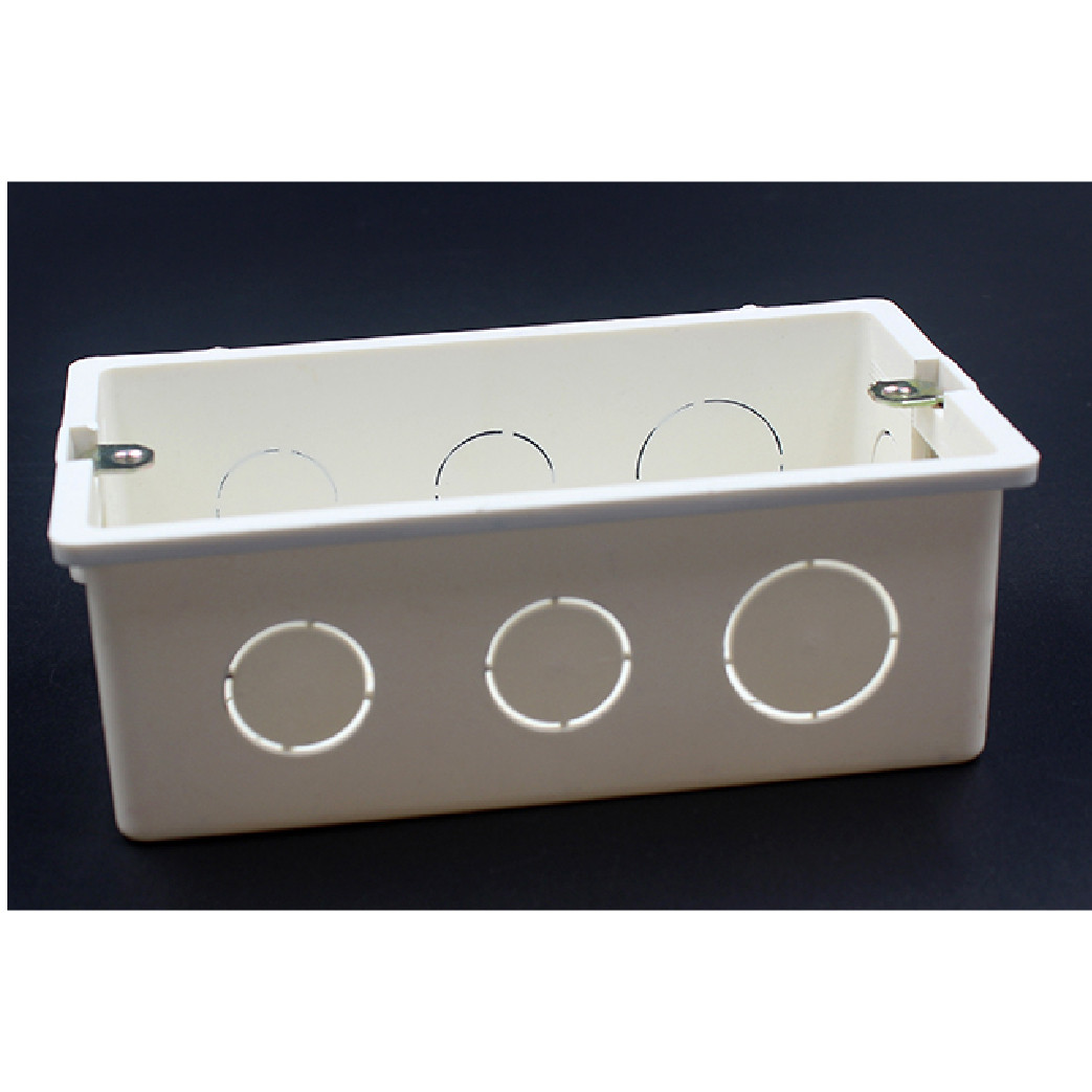 Buy Pvc Material 47mm Depth Flush Wall Switch Box Cable Junction Box ...