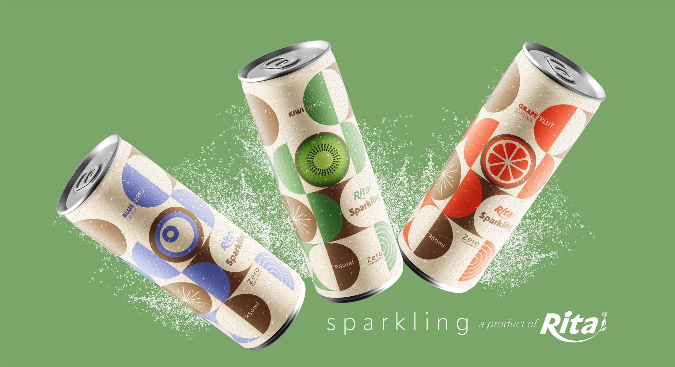 Buy Rita 250ml Canned Blueberry Flavor Sparkling Drink from RITA FOOD ...