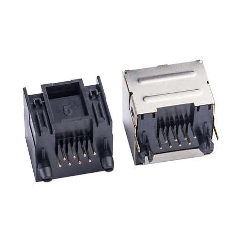 Buy Rj11 Rj45 Female Connector Network Part 10p10c Rj50 Network ...