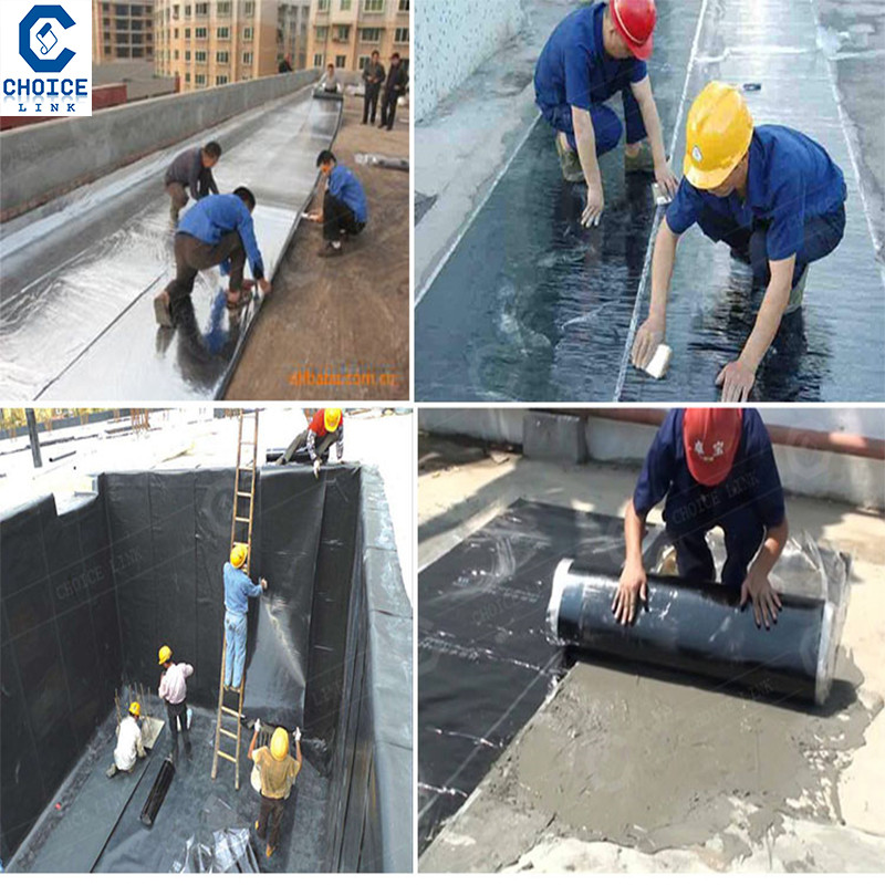 Buy Self Adhesive Polymer Bitumen Waterproof Roofing Membrane Felt from ...