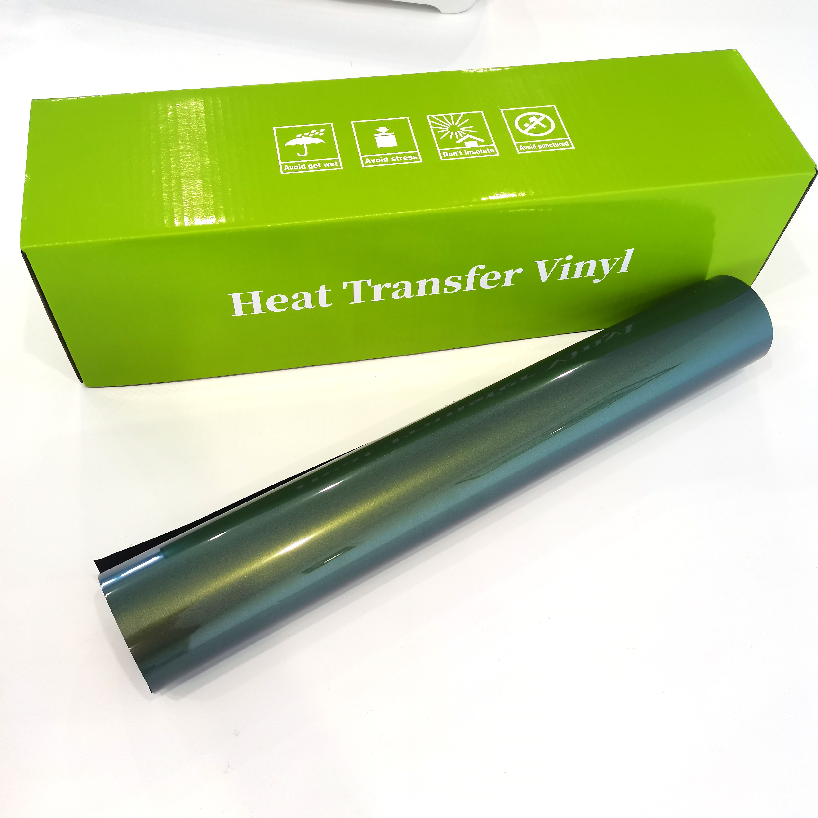 Buy Sinamay Wholesale Iridescent Chameleon Htv Change Color Film Roll ...