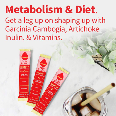 Buy Slim Instant Coffee Packets Skin Diet Loss Weight Coffee Powder ...