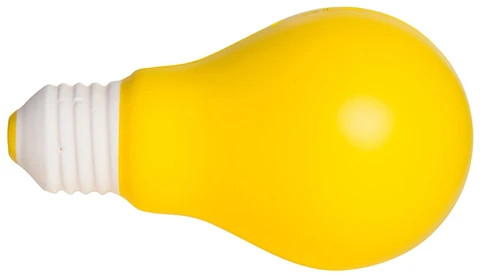 Buy Soft Anit Stress Ball Bulb Lights Shaped Pu Foam Toys Stress Ball ...