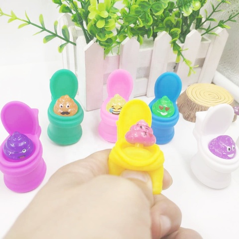 Buy Squeeze Poop Toilet Toy Stress Relieve Fidget Funny Toys Plastic ...