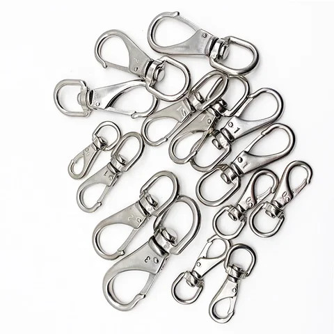 Buy Ss304 Polished Swivel Eye Bolt Spring Hooks Swivel Snap Hook from ...