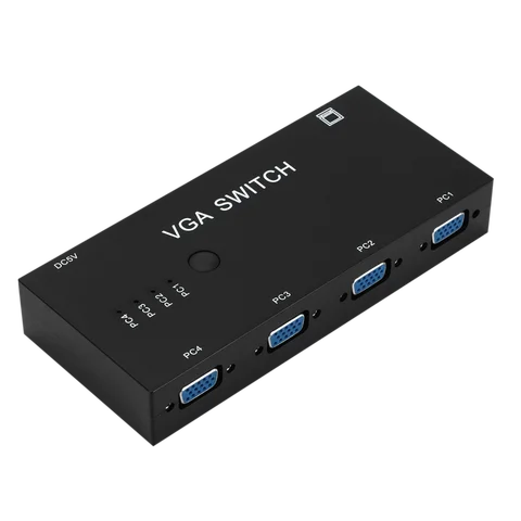 Buy Vga Switch 4 Input In 1 Output Kvm Switch Plug And Play Support Vga ...