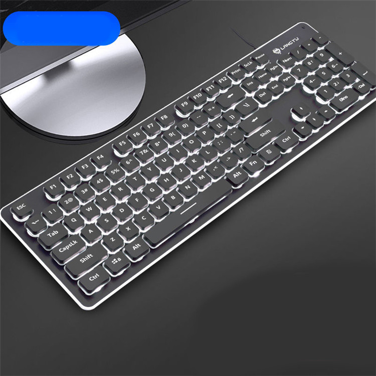 Buy Wired Keyboard Game Mute Mechanical Feel Gaming Usb Desktop ...
