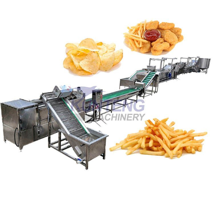 Buy Potato Chip Processing Line Potato Chip Frying Equipment Frozen ...