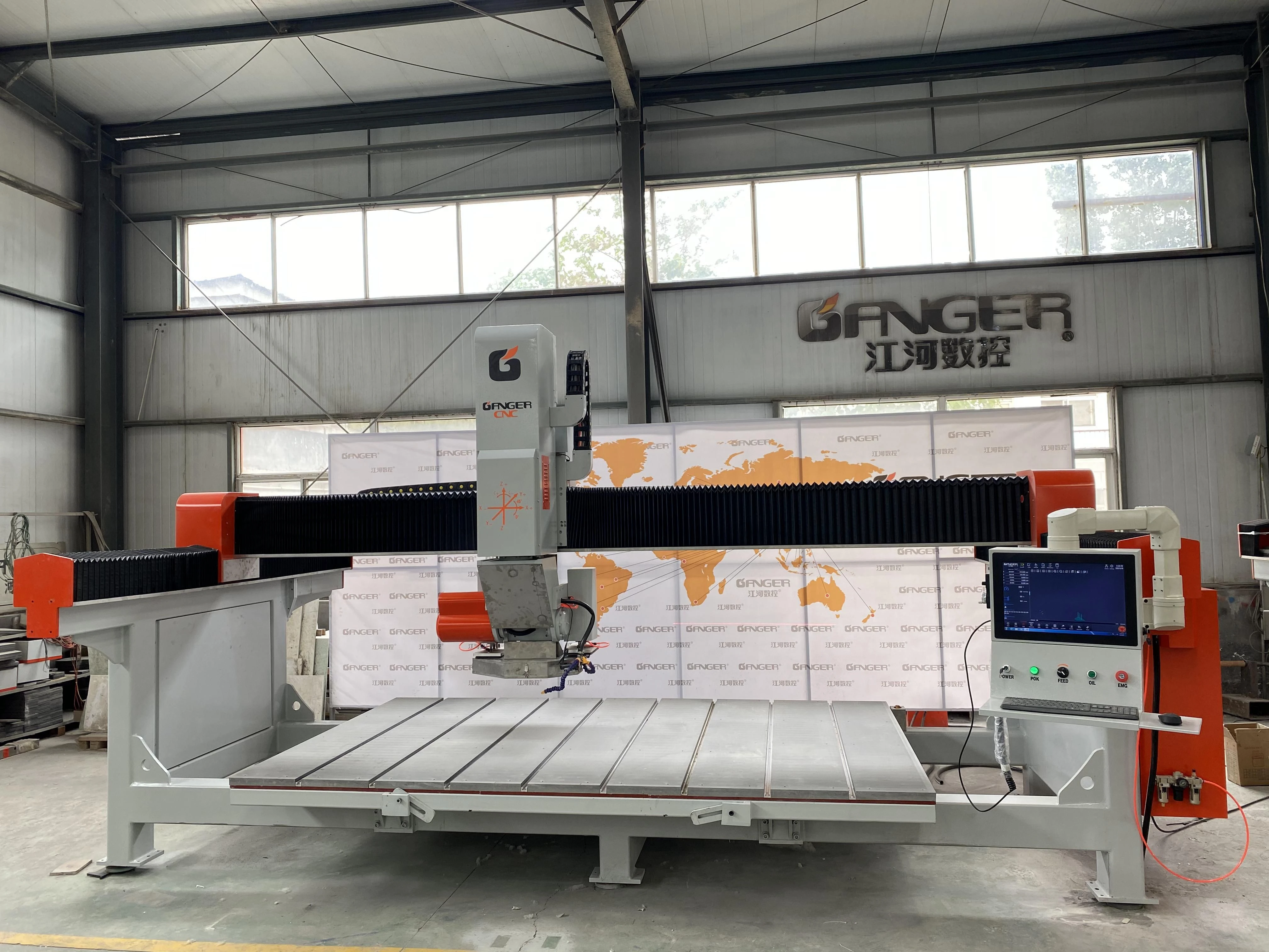 Buy 5 Axis Bridge Cutting Machine Bridge Saw from Jinan Ganger CNC ...