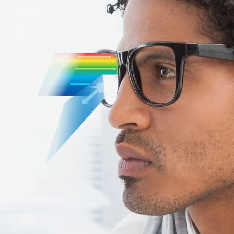 Buy Single Vision 1.56/1.61 Blue Cut Blue Ray Cut Blue Blocked Uv420 ...