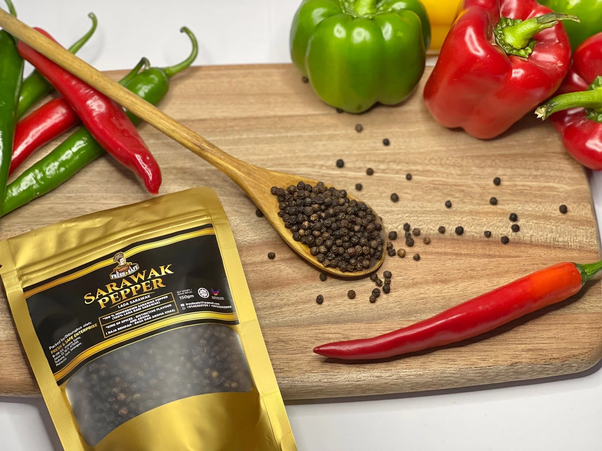 Buy Sarawak Black Peppercorn from FRESH & SAFE ENTERPRISE, Malaysia ...