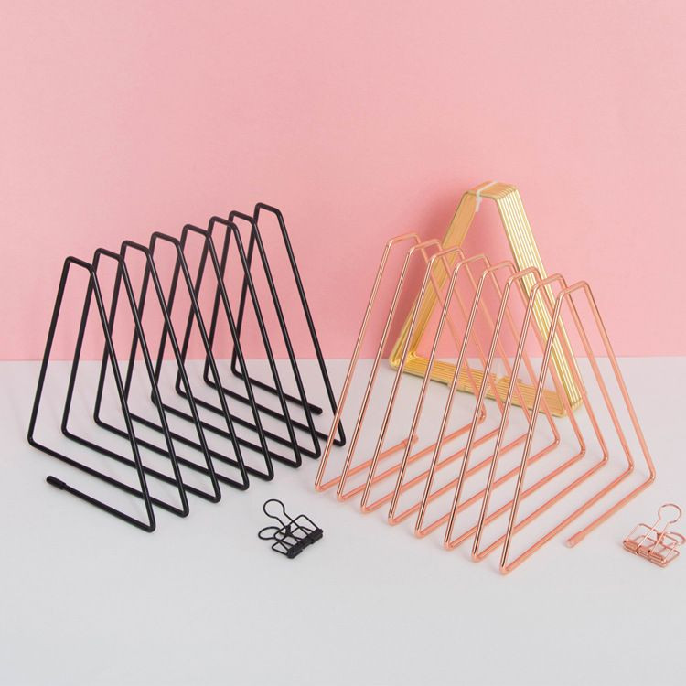 Buy Metal Retractable Triangle Desktop File Shelf Customization from ...