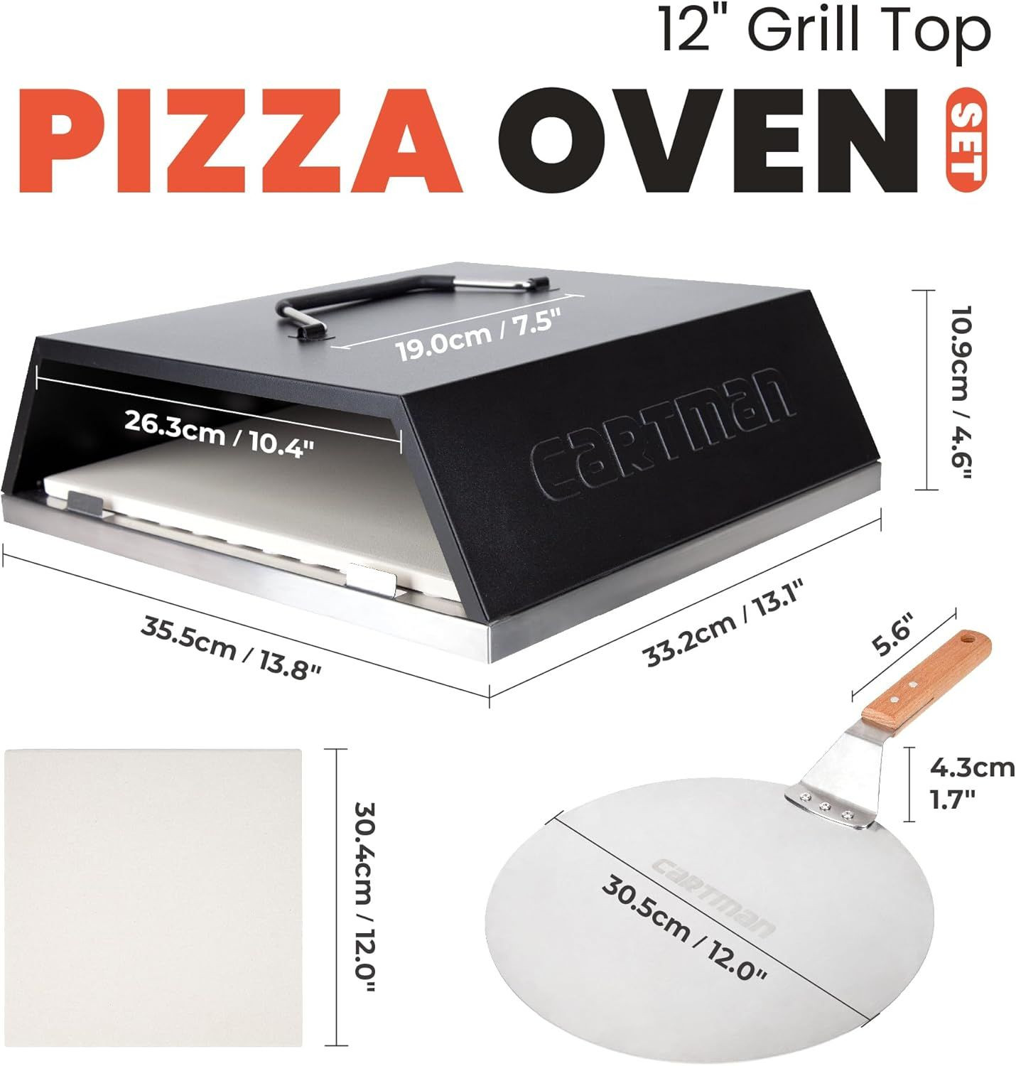Buy Flyzza Outdoor Bbq Pizza Oven For Grill from Ningbo Yingchuang ...