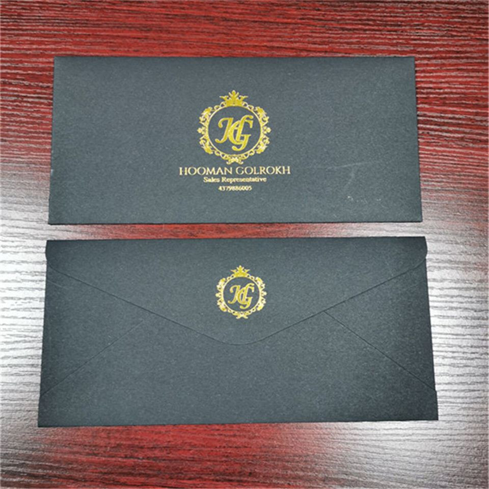 Buy Custom Printed Wedding Invitation Packaging Gold Foil Self Seal ...
