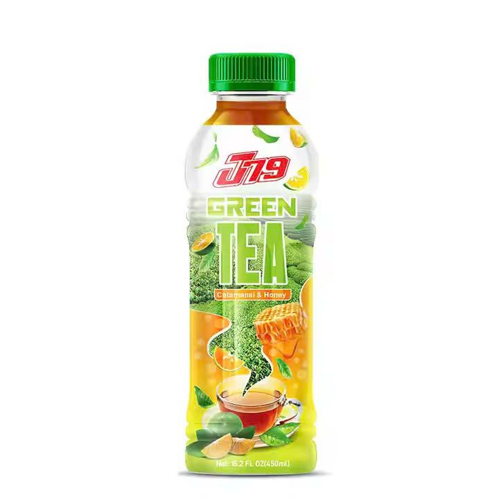 Buy 450ml J79 Bottle Green Tea With Calamansi And Honey Private Label ...