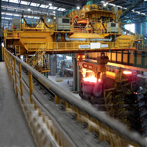 Buy 10 Ton 20 Ton Double Girder Lifting Billet Crane Industry Foundry ...