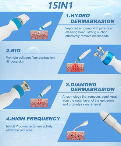 Buy 15/14 /12/10in1 Jet Peel Aqua Peeling Skin Rejuvenation Hydra ...