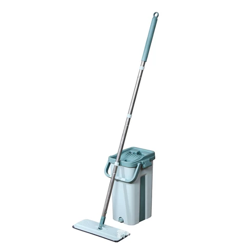 2020 Hand Free Easy Use Self-washed Magic Flat Mop, Mop With Bucket ...