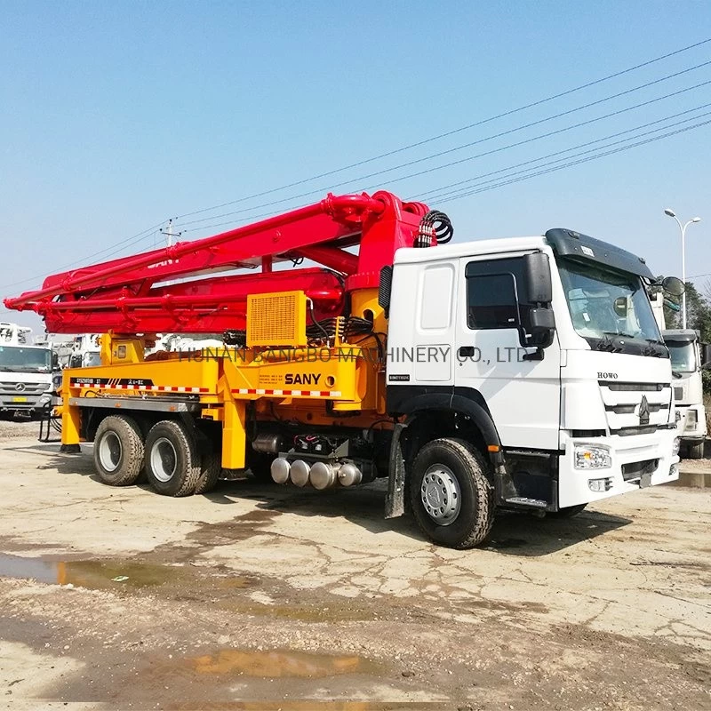 Buy 37 Meter 273kw Used Truck Mounted Concrete Pump Refurbished Beton ...