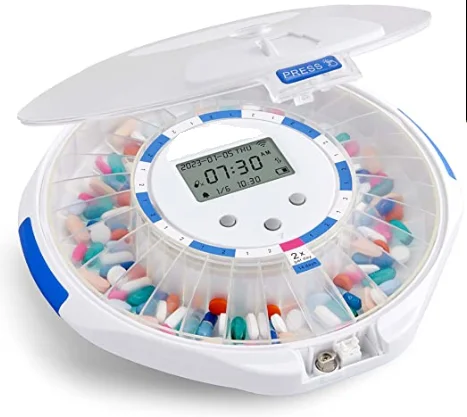 Buy 4*aa Battery Version M128 7-day, 4-times-a-day Pill Organizer With ...