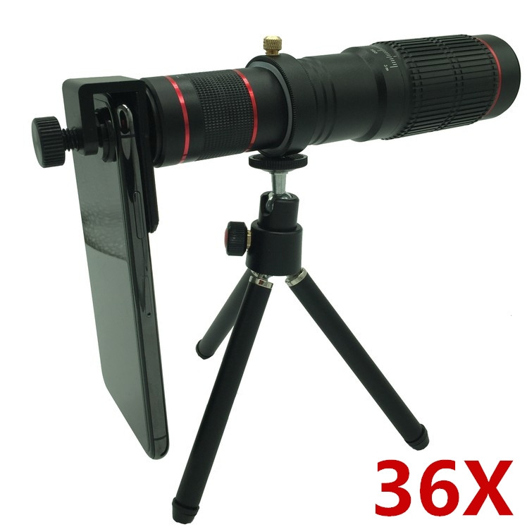 Buy 4k Hd 36x Monocular Telescope,retractable Portable Telephoto Lens ...