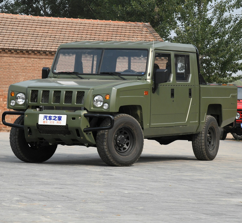 Buy 4wd Army Green Double Cabin Pickup Truck from Henan Tarzan ...