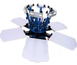 Buy 6 Color 6 Station T-shirt Screen Printer Press from Yiwu Tonghe Imp ...