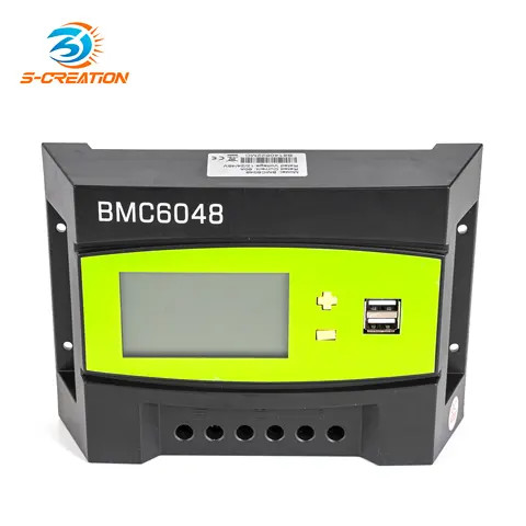 Buy 60a Smart Solar Panel Controller Regulator 48v 24v 12v Dc Output ...