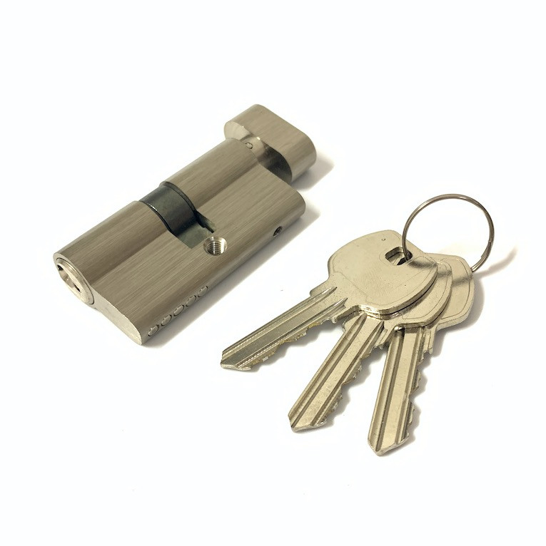 Buy 60mm Single Open Brass Cylinder Lock Door Cylinder Lock 60mm Euro ...
