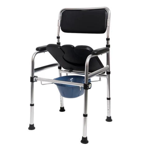 Buy 7809aw Cheap Folding Bathroom Commode Chair With Potty For Elderly ...