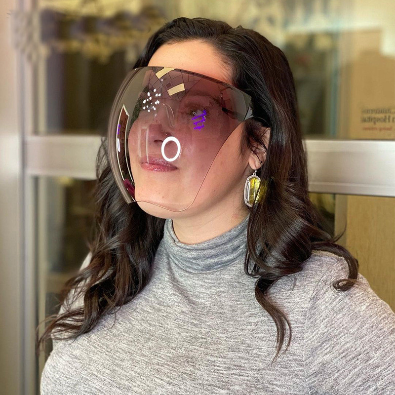 Buy Anti Fog Face Shield, Plastic Mask Protective,one Piece Sun Glasses ...