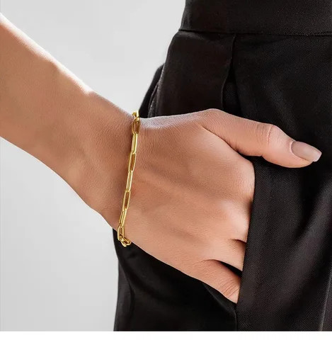 Buy Best Friend Minimalist Mom Handcuff Good Luck Cuban Link Chain 925 ...