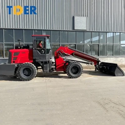 Buy Ce Approved 1-10 Ton Tder Diesel Engine Wheel Loader Dy640 ...