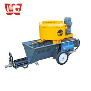 Buy Cement Mortar Fireproofing Spray Spraying Plaster Pump Machine from ...