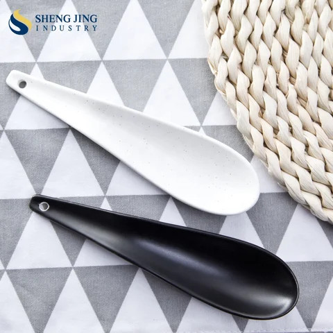 Buy Ceramic Porcelain Tea Spoon In Black And White from Guangdong ...